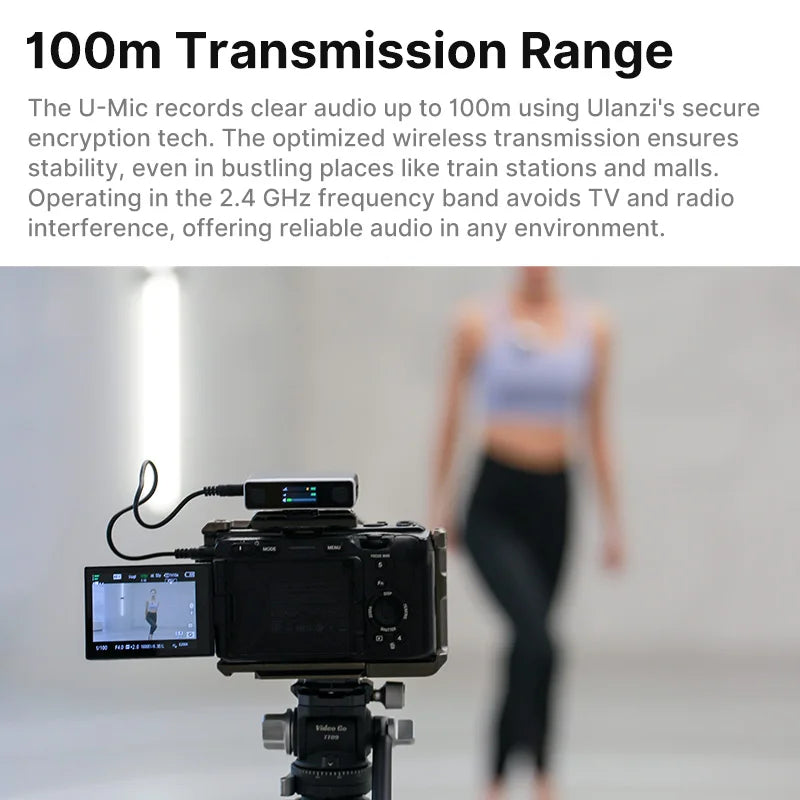 Ulanzi U-Mic Stereo Wireless Lavalier Microphone System